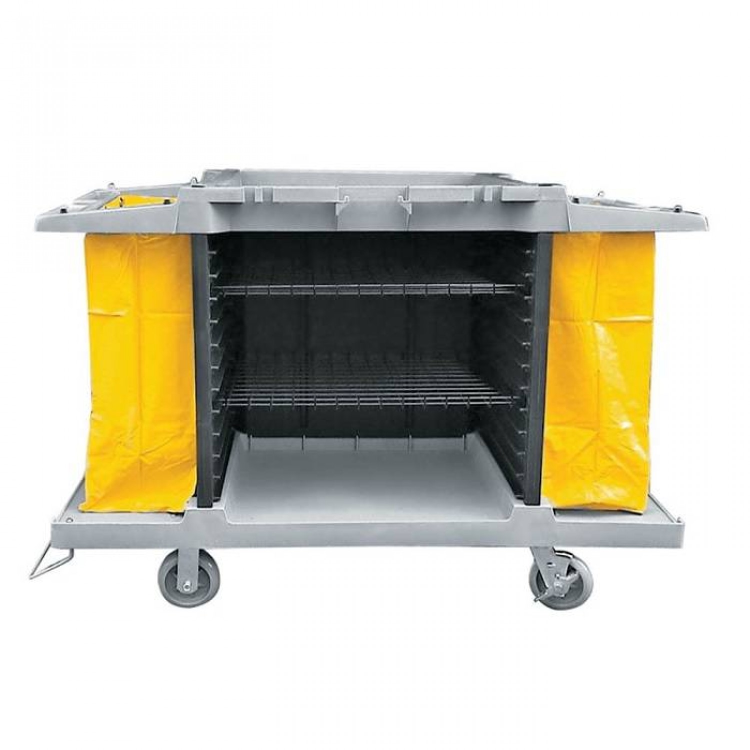 Καρότσι καμαριέρας PP με 2 σάκους & ράφια 1500x540x1200mm HC-341L 2107