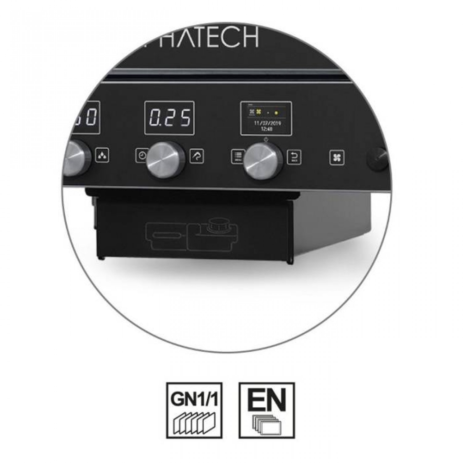 Φούρνος ηλεκτρικός digital ατμού combi με μενού 5 *600x400 ή GN1/1 ...
