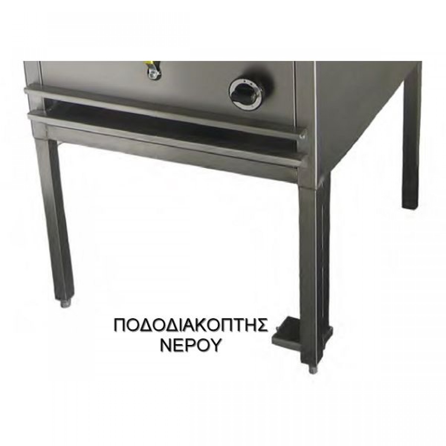Εστια αεριου γουοκ με ενσωματομενη βρυση Wok FULI Mono P-35