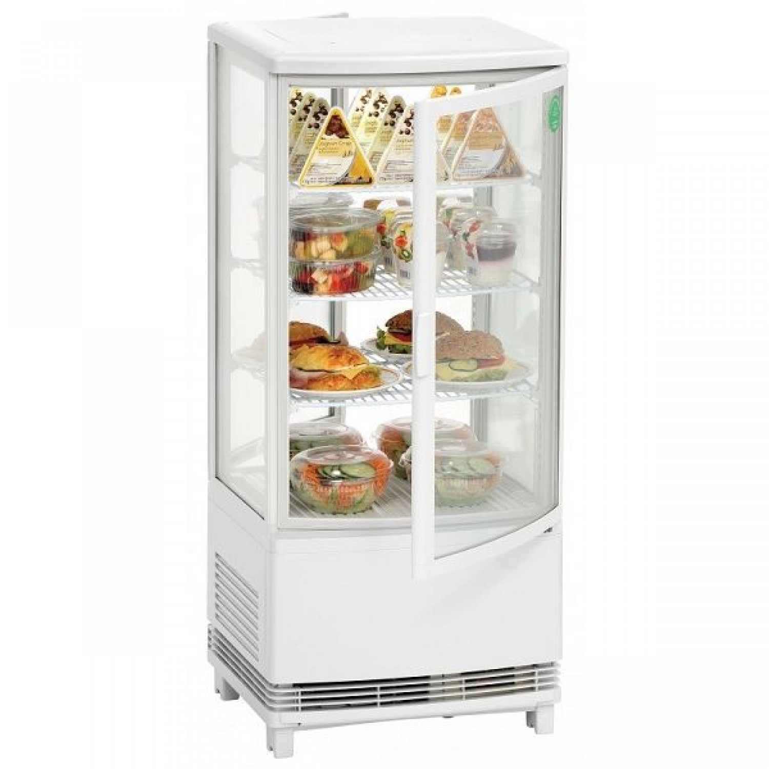 Δίπορτη ψυχόμενη πανοραμική βιτρίνα 78 lt Bartscher 700678G